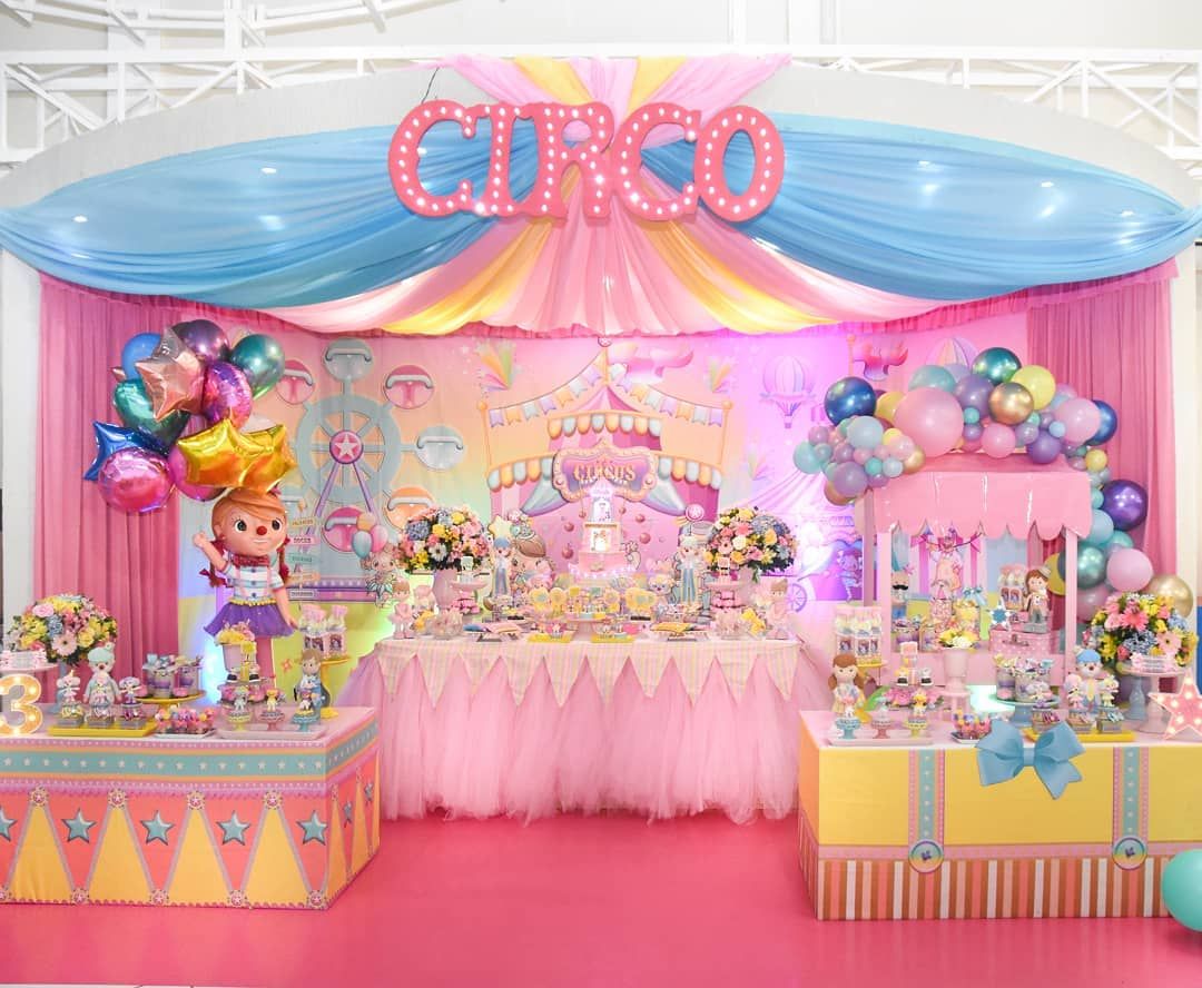 Festa Circo - ideias para se inspirar confira
